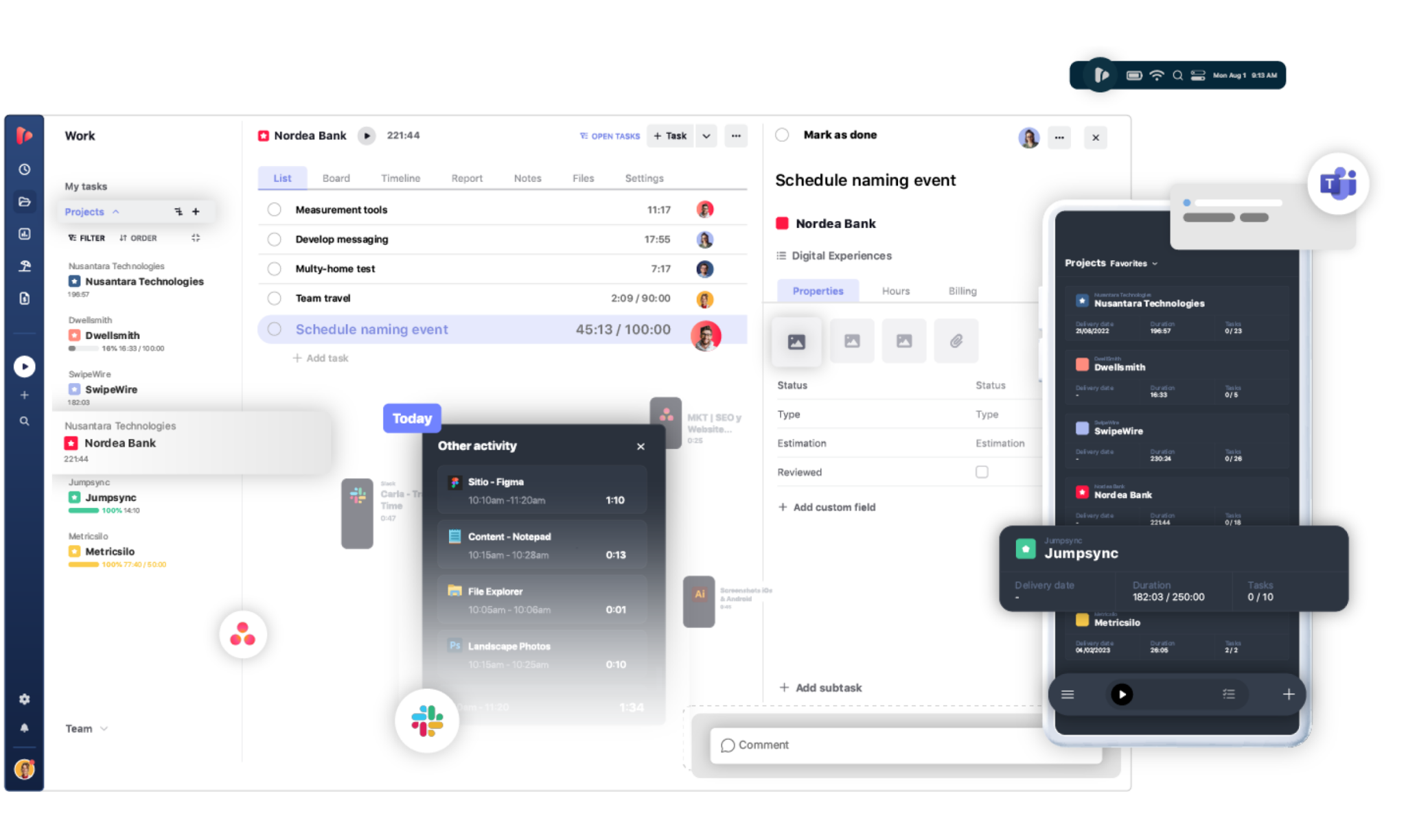 デスクトップ・Time Tracking Apps for Desktop, Mobile, Browser, and Webモバイル ...